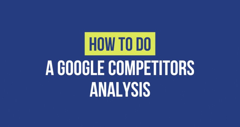 How to do a Google Competitors Analysis - Virtual Valley